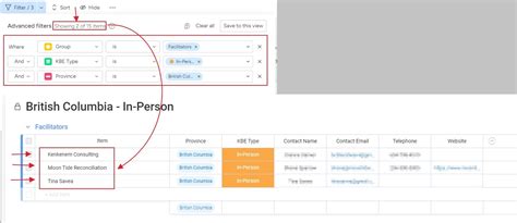 filter by group in shared view not working platform discussions
