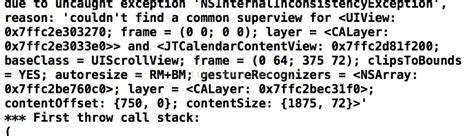 Reason Couldnt Find A Common Superview For