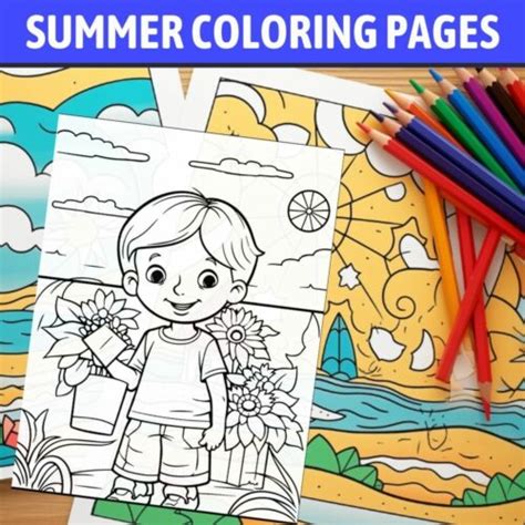 End Of Summer Coloring Pages 2025