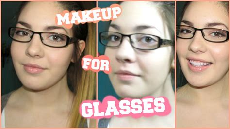 How To Apply Makeup For Glasses Wearers Youtube