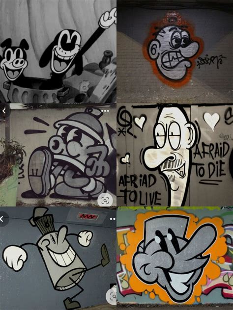 Graffiti Characters Cartoon Drawings Several Graffiti Characters