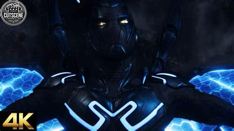 [4k Uhd] Blue Beetle Vs Omac The Final Showdown Cutscene Blue Beetle