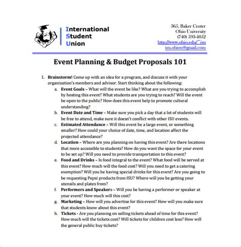30 Event Proposal Templates Pdf Doc