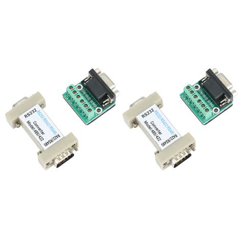 2x 232 Rs232 Serial To Rs485 Rs422 485 422 Converter Compatible Eia
