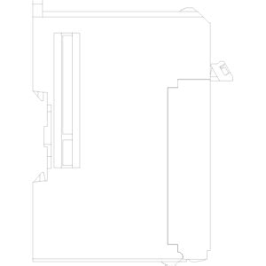 Omron NX ILM PLC COMM IO Link Side View NX PLC COMM Modules Layout