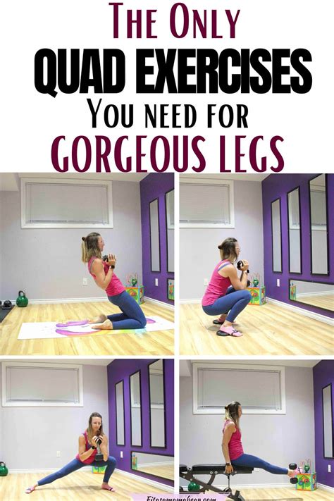 13 Dumbbell Quad Exercises At Home 5 Minute Workout