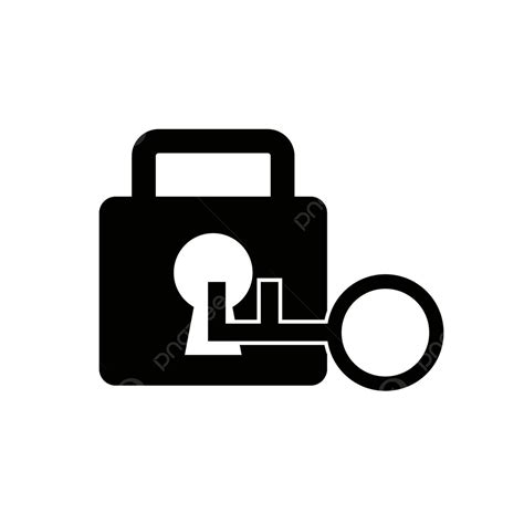 Padlock And Key Icon Vector Secure Set Permission Vector Secure Set Permission Png And Vector
