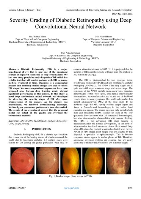 Pdf Severity Grading Of Diabetic Retinopathy Using Deep Convolutional