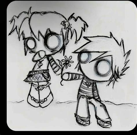 Amor Emo En 2025 Dibujos Bonitos Dibujos Dibujos Fáciles
