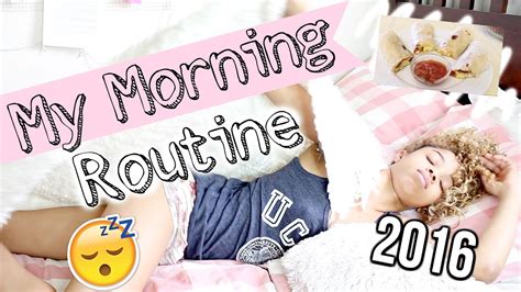 My Real Morning Routine 2016 Lesweetpea ♡ Youtube