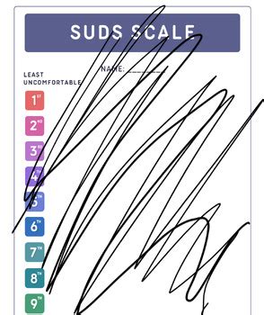 Suds Scale For Anxiety By Just Therapist Things Tpt