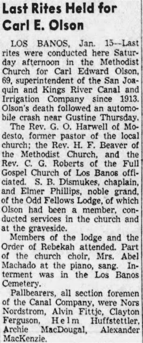 Carl Edward “ed” Olson 1870 1940 Find A Grave Memorial