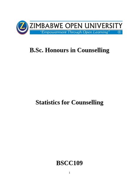 Bscc109 Whole Module Document 2013 Edited Pdf Statistics Level Of Measurement