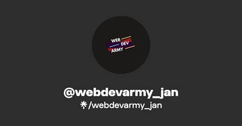 Webdevarmyjan Instagram Linktree