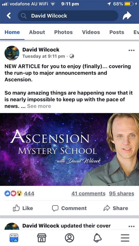 David Wilcock New Article For You To Enjoy Finally Covering The