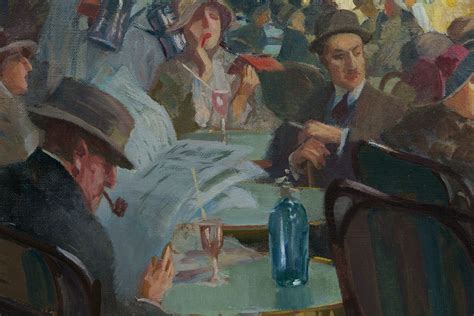 Robert Emil Stübner Gemälde Zum Verkauf Terrasse Des Café De La