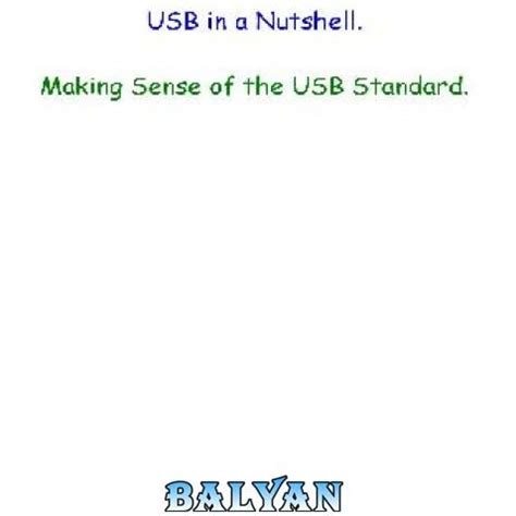 خرید و قیمت دانلود کتاب USB in a nutshell Making sense of the USB standard ترب