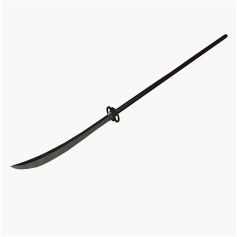 Naginata 3d Model Turbosquid 1988102