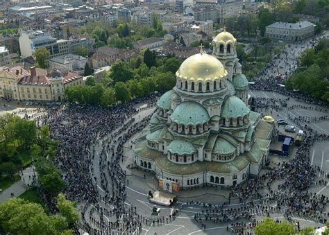 Alexandre Nevski Cathédrale Orthodoxe Et Symbole De Sofia