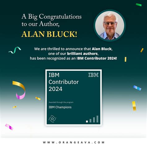 achievementunlocked ibmcontributor authorappreciation championinthemaking alanbluck