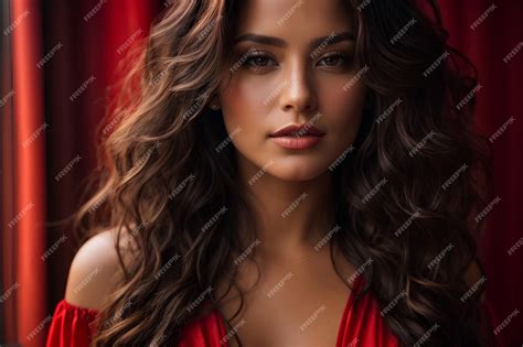 Premium Photo Portrait Of Beautiful American Women With Black Off