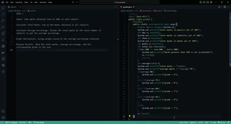 Jishnu Roy On Linkedin Done And Dusted Task 2 Of Java Internship Where I Had To Take The Grades