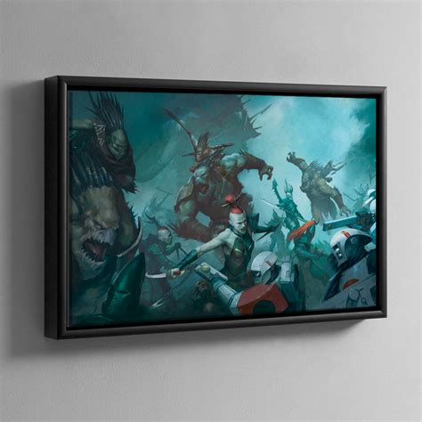 Krootox Rampagers Art Print Warhammer 40k Collectible Warhammer Art