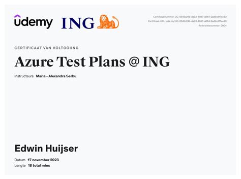 Edwin Huijser On Linkedin Udemy Course Completion Certificate