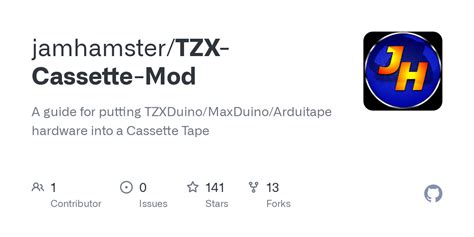 Github Jamhamstertzx Cassette Mod A Guide For Putting Tzxduino