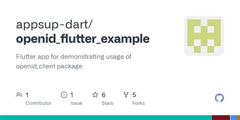 github appsup dart openid flutter example flutter app for
