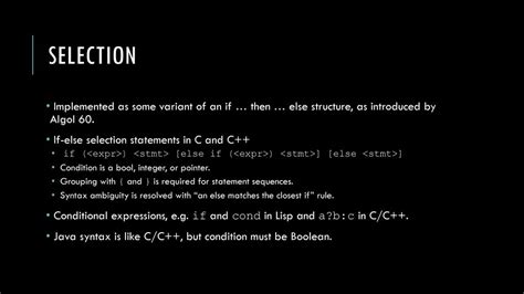 Lecture 18 Control Flow Ppt Download