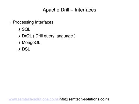 Ppt An Introduction To Apache Drill Powerpoint Presentation Free