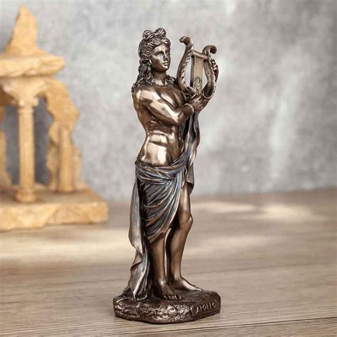 Bronze Apollo Greek God Statue