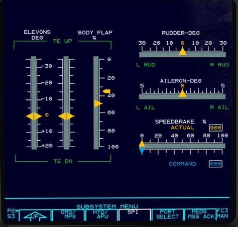 Space Shuttle Avionics Flightgear Wiki Space Shuttle Cockpit