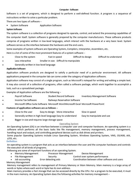 Computer Pdf Operating System Process Computing
