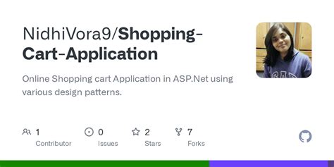 github nidhivora9 shopping cart application online shopping cart