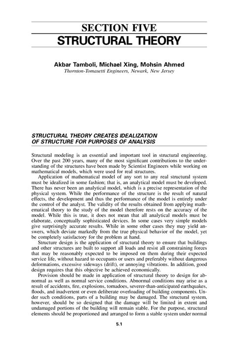 structural theory lecture notes design patterns docsity