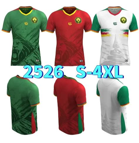 Cameroon Soccer Jerseys 202526 Season Home Away From Joba123 7