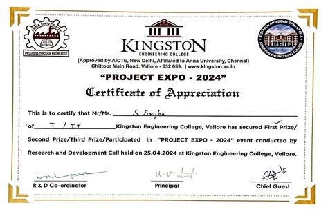 srijha srirenganathan on linkedin firstachievement kingstonengieeringcollege