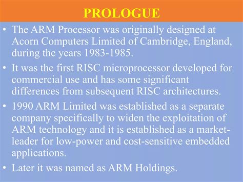 lect 1 arm processors ppsx computing technology and computing