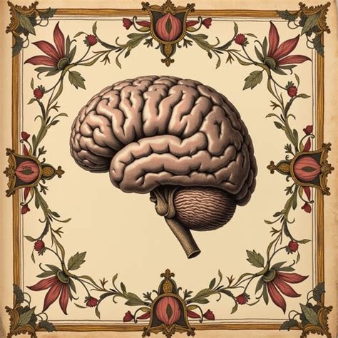 Free Renaissance Brain Illustration Image Brain Anatomical