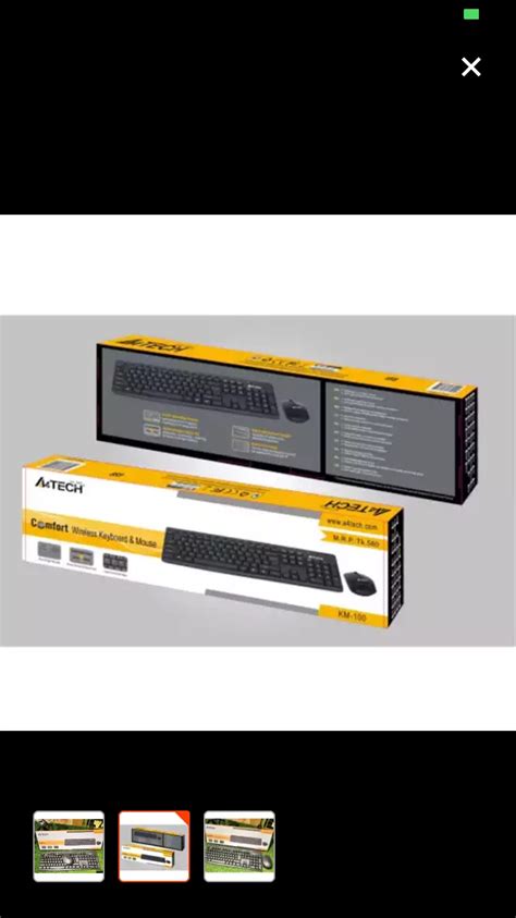 100 A4tech Km 100 4200n Comfort Combo Wireless Keyboard And Mouse Lazada Ph