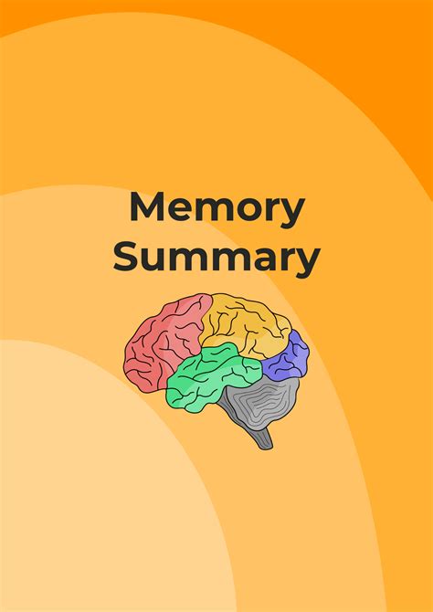 Memory Topic Summary