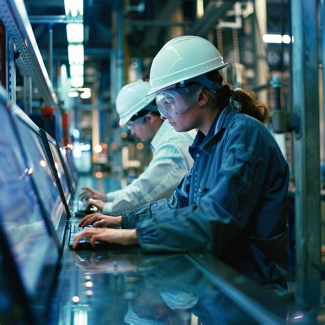 An Operations Team Analyzing Production Data To Identify Bottlenecks