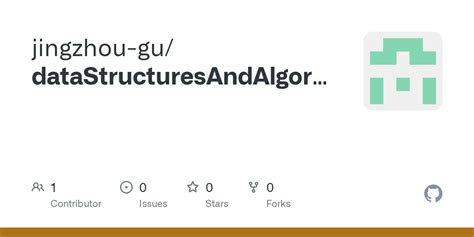 Github Jingzhou Gu Datastructuresandalgorithms