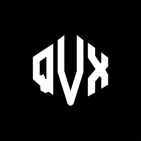 QVX Letter Logo Design With Polygon Shape QVX Polygon And Cube Shape Logo Design QVX Hexagon