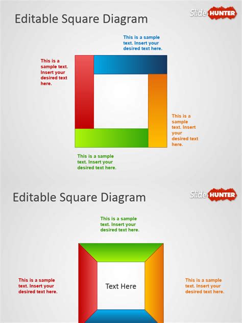 Editable Square Diagram Template Pdf Computing Software