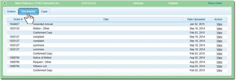 Manage Cases And Documents