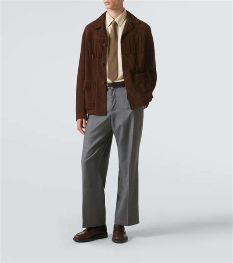 Ralph Lauren Purple Label Fringed Suede Jacket Ralph Lauren Purple Label