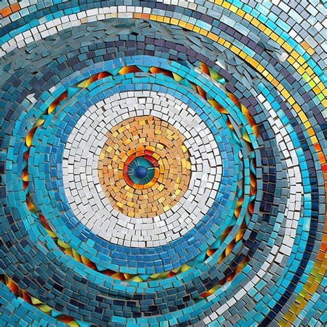 Premium Ai Image Intricate Mosaic Pattern